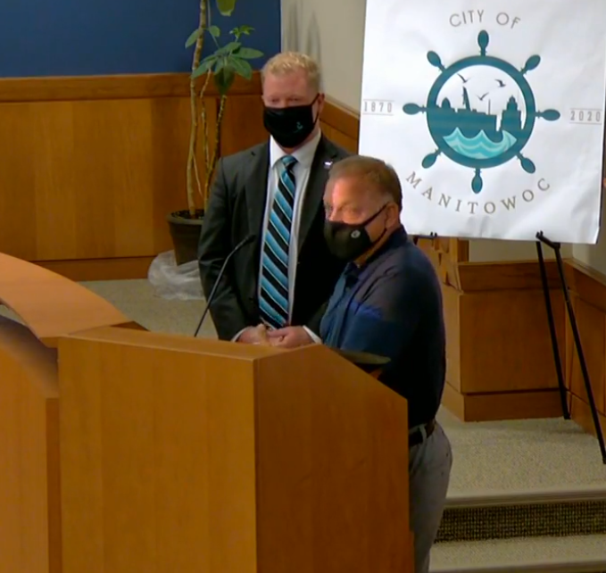 Manitowoc County Deputy Honored by the City Council, WOMT Radio Praised ...